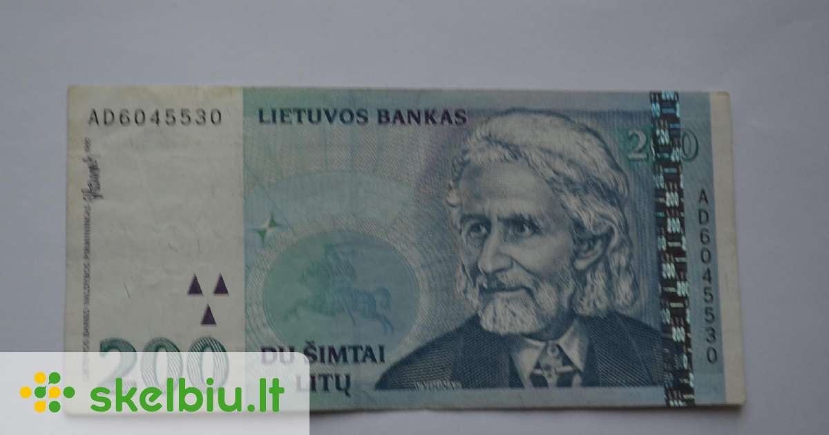 200 litu 1997 m.ad - Skelbiu.lt