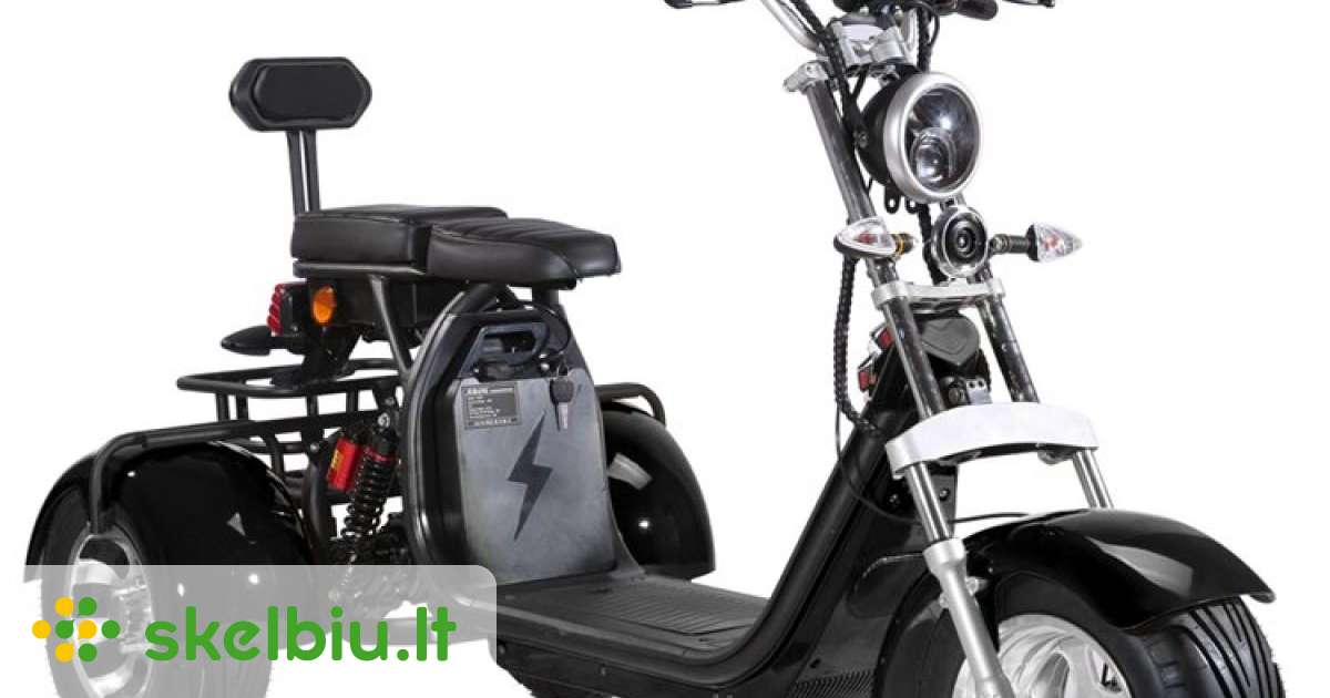 Elektrinis triratis motoroleris cioperis 2000w cp3 - Skelbiu.lt