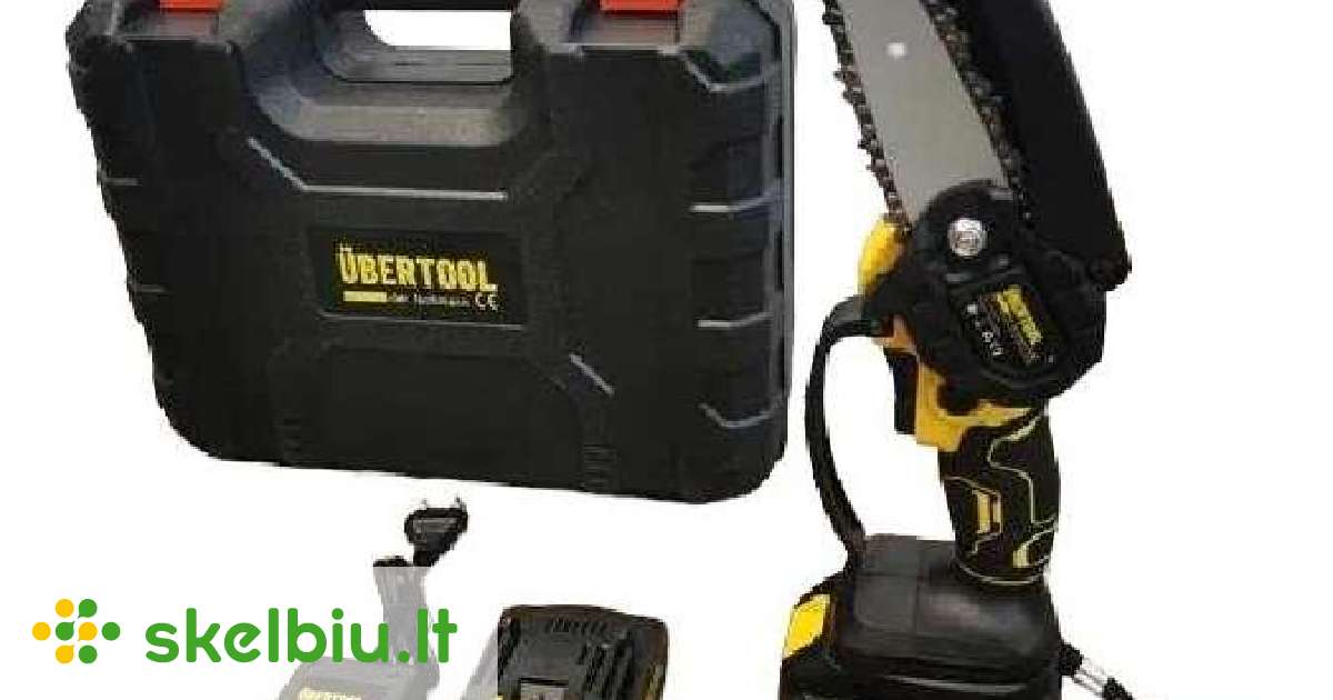 Akcija! Įvairūs 2 Akumuliatorių Mini Pjūklai 21 V - Skelbiu.lt