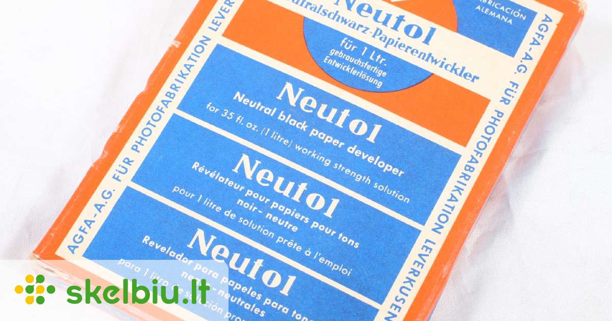 Dokumol ir Neutol Foto Chemija Popierius - Skelbiu.lt