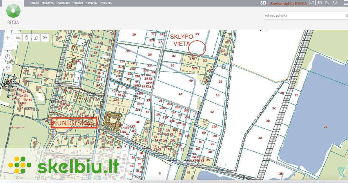 Sklypas, Palangoje Palangoje Paliepgirių kel. sklypas Nekilnojamo turto ...