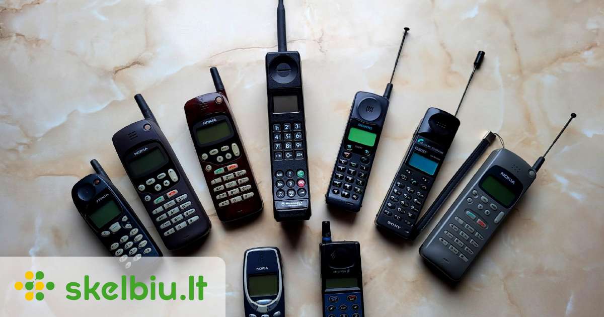 Įvairus seni telefonai - Skelbiu.lt