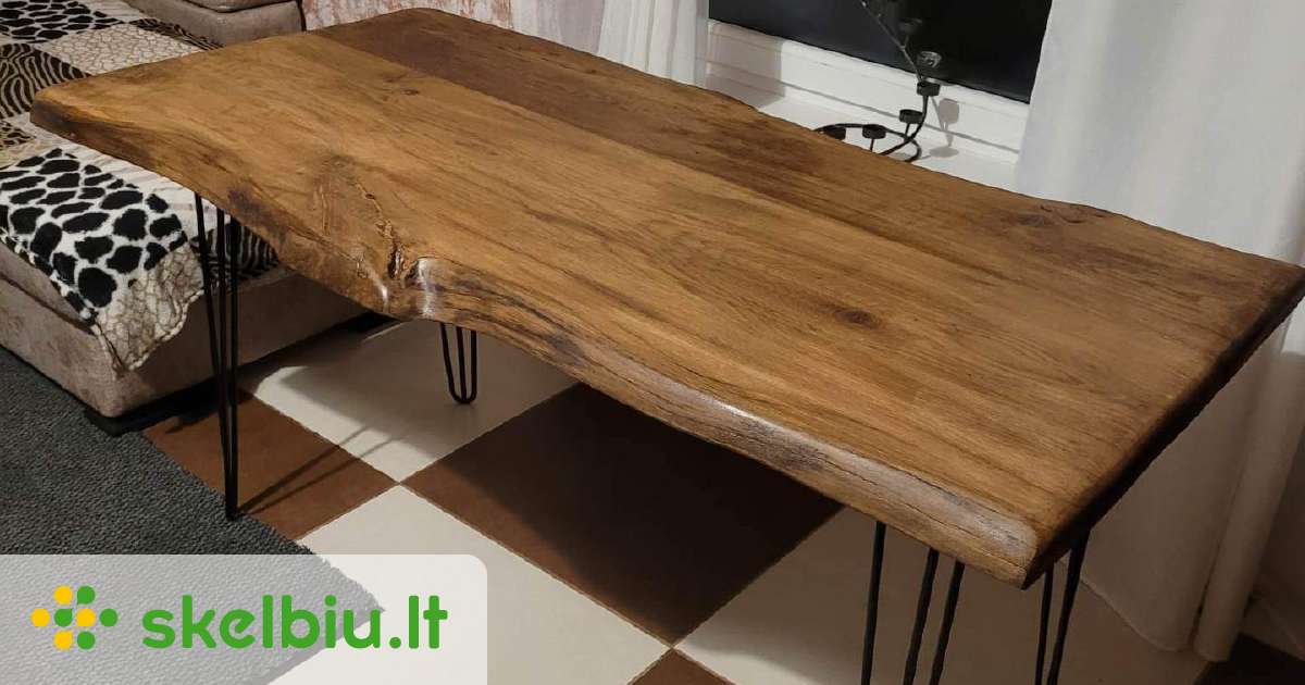 Ąžuoliniai, uosiniai stalai, lentynos , pakabos - Skelbiu.lt