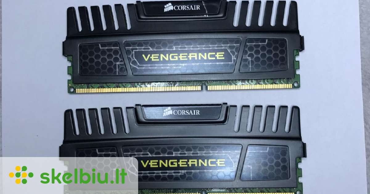 RAM atmintis Corsair vengeance 8gb ddr3 1600mhz - Skelbiu.lt