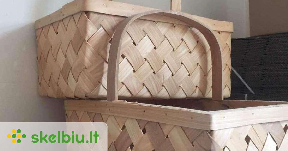 Pintas krepšelis. Ilgis 33, plotis 23 - Skelbiu.lt