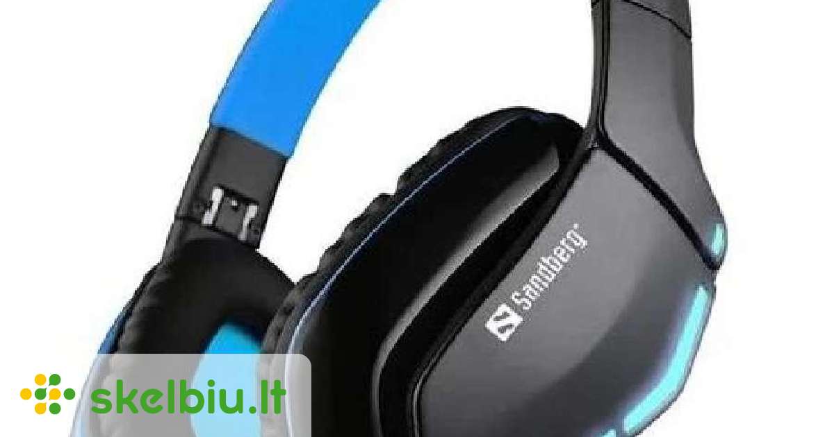 Naujos Sandberg Bluestorm bevielės gaming ausines - Skelbiu.lt