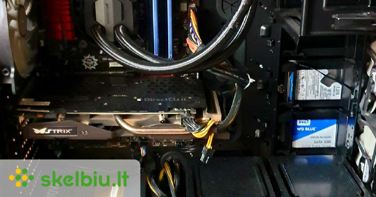 Kompiuteris su i5 4690, Gtx 970 4gb, 16gb RAM - Skelbiu.lt