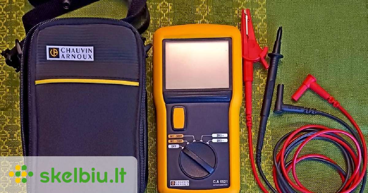 Izoliacijos testeris - Skelbiu.lt