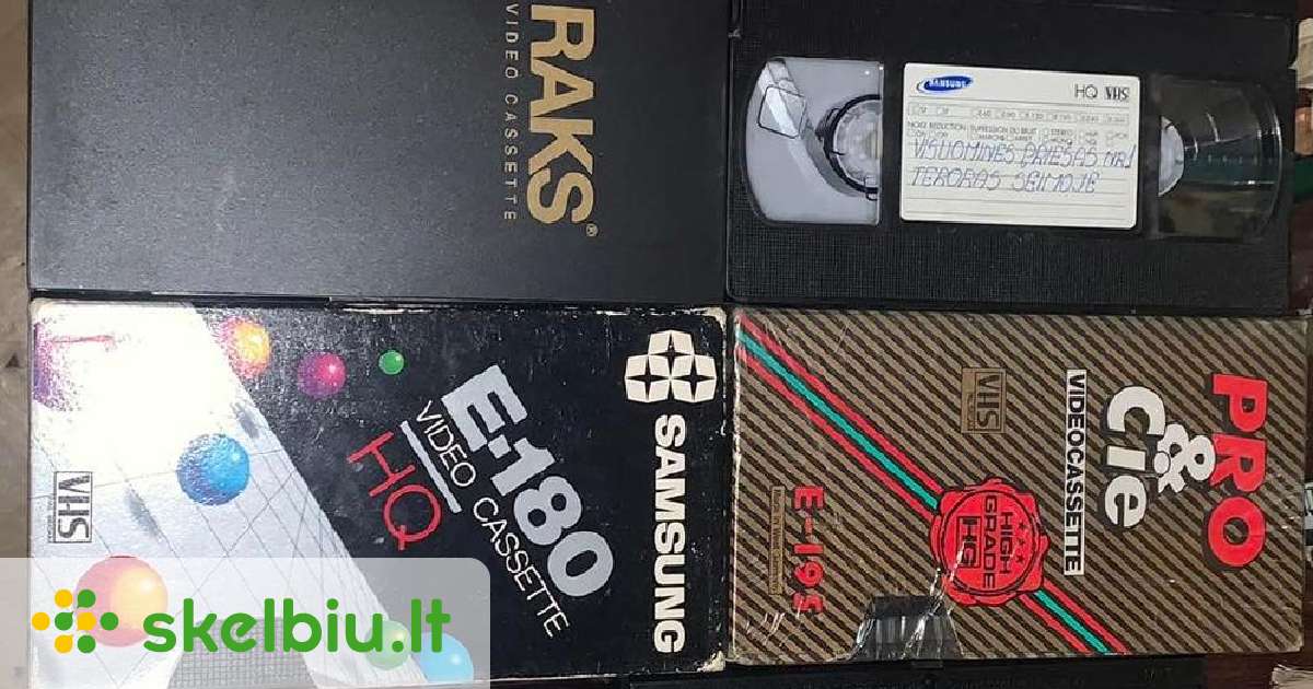 Video kasetes - Skelbiu.lt