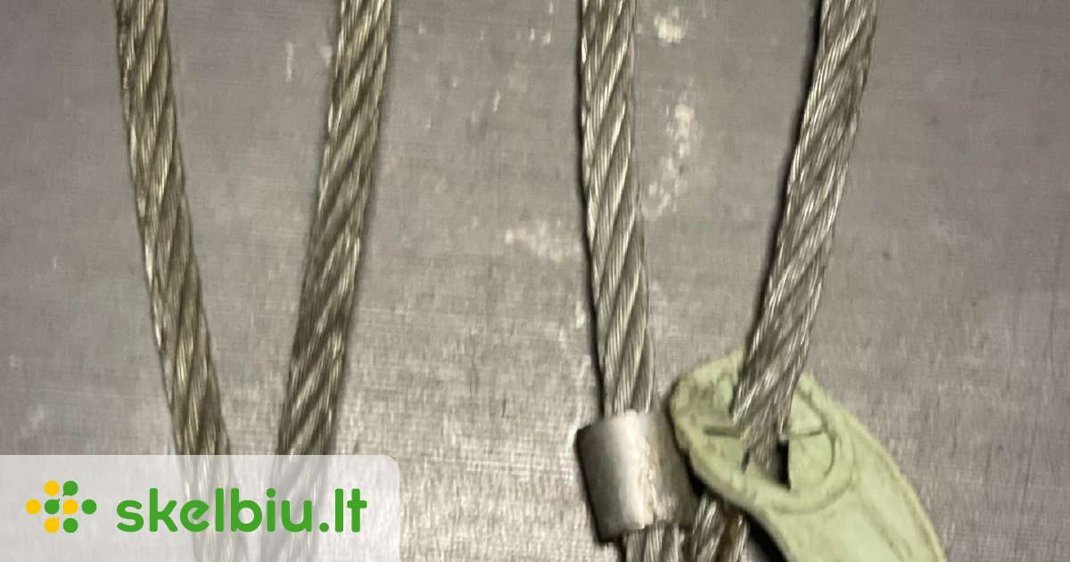 Kėlimo kilpos, trosas, M20 - Skelbiu.lt