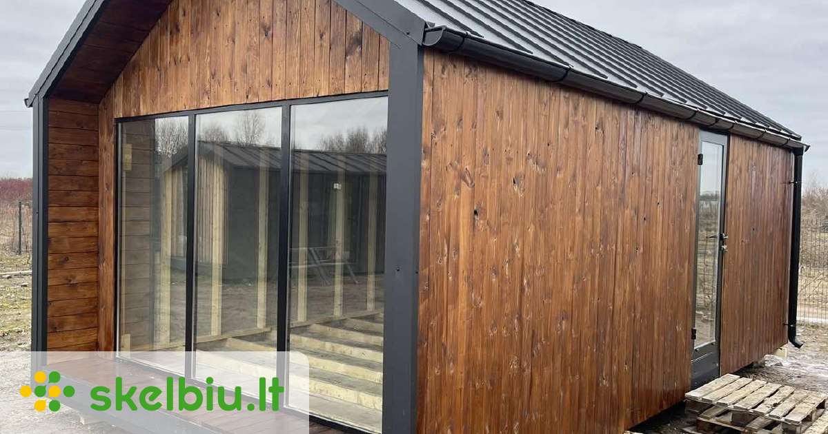 Pigiausias Mobilus Modulinis Namelis 7,5x3,85m. - Skelbiu.lt