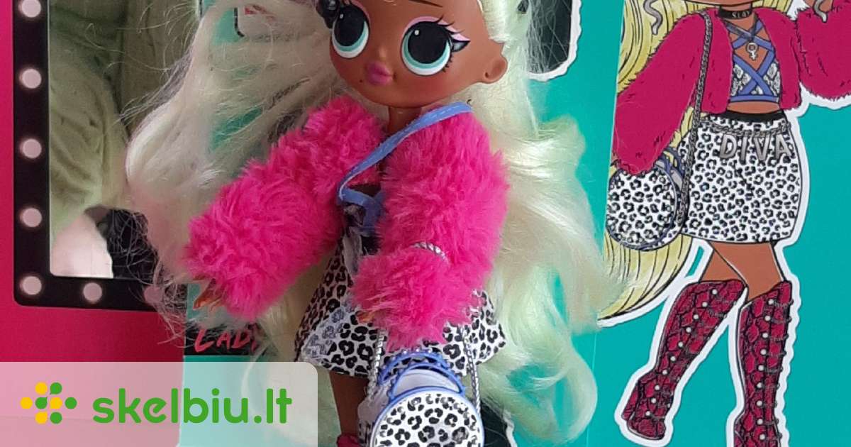 Lėlė lol omg lady diva su dėže - Skelbiu.lt