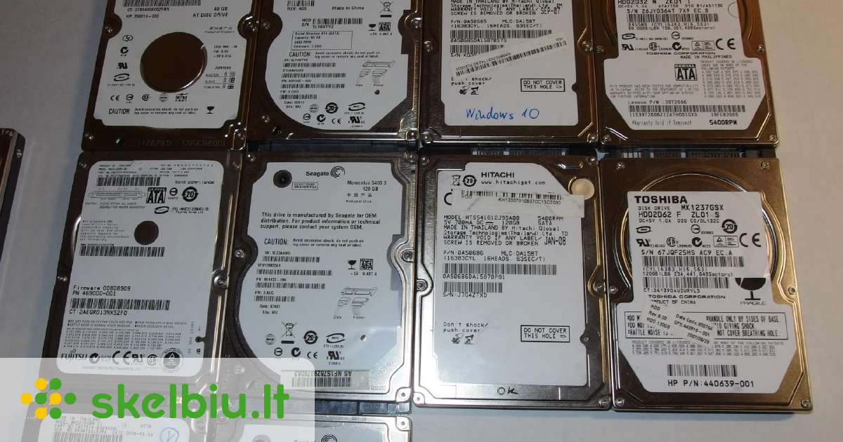2,5" HDD Ide ir Sata - Skelbiu.lt