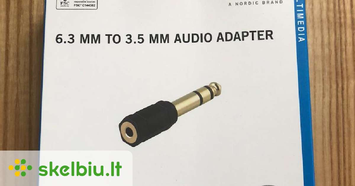 6 3mm 3 5mm adapteris skelbimai - Skelbiu.lt