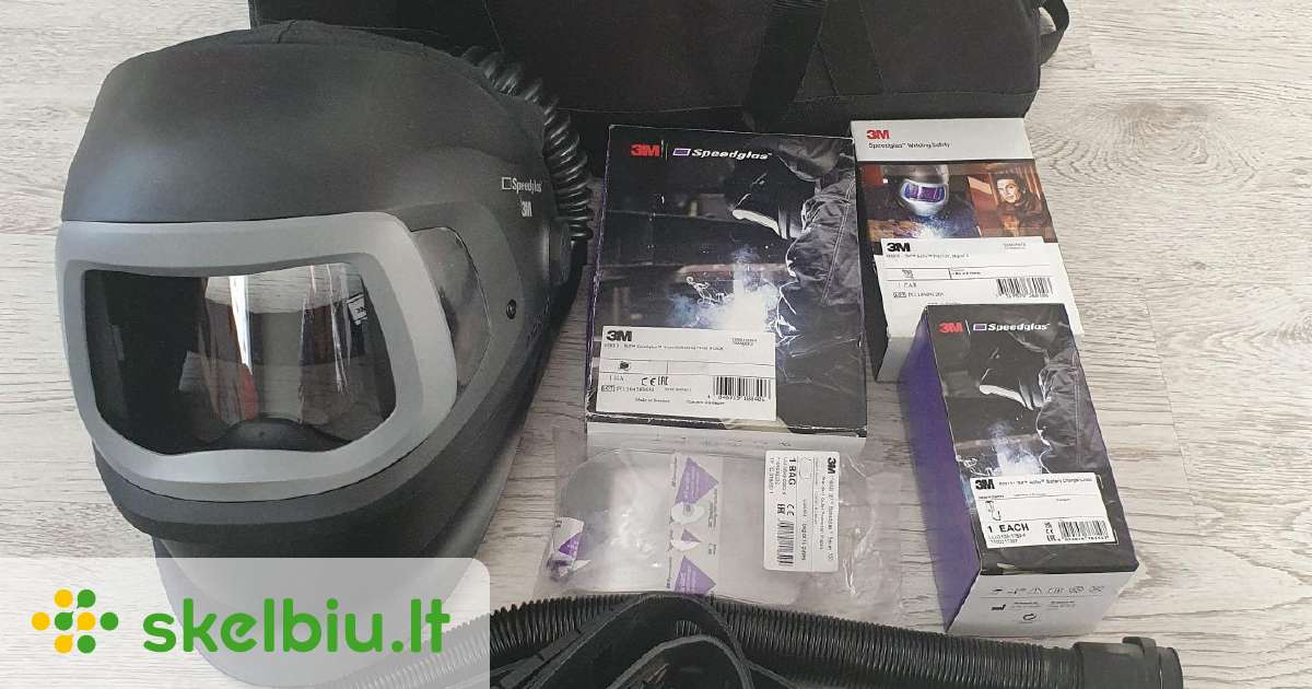 Suvirintojo kaukė 3m Speedglas 9100 Fx - Skelbiu.lt