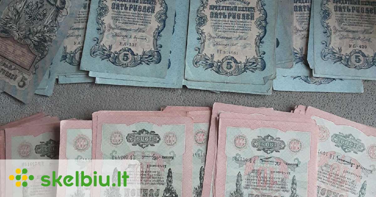 Superku banknotus brangiai! - Skelbiu.lt