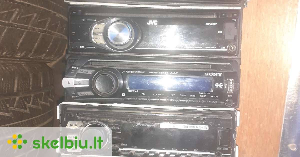 CD, usb, aux, bluetooth magnetolos nuo 10e iki 30e - Skelbiu.lt