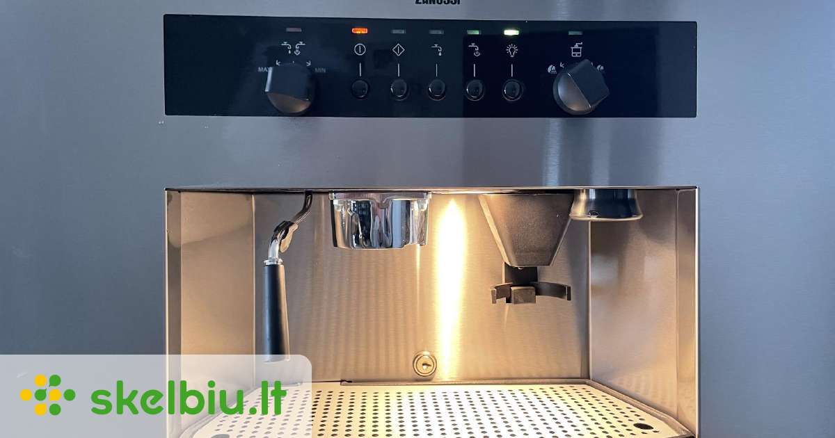 Zanussi Imontuojamas Kavos Aparatas Zcof637x - Skelbiu.lt