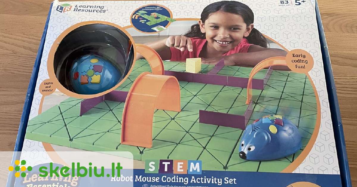 Robot Mouse Coding Activity Set - Skelbiu.lt