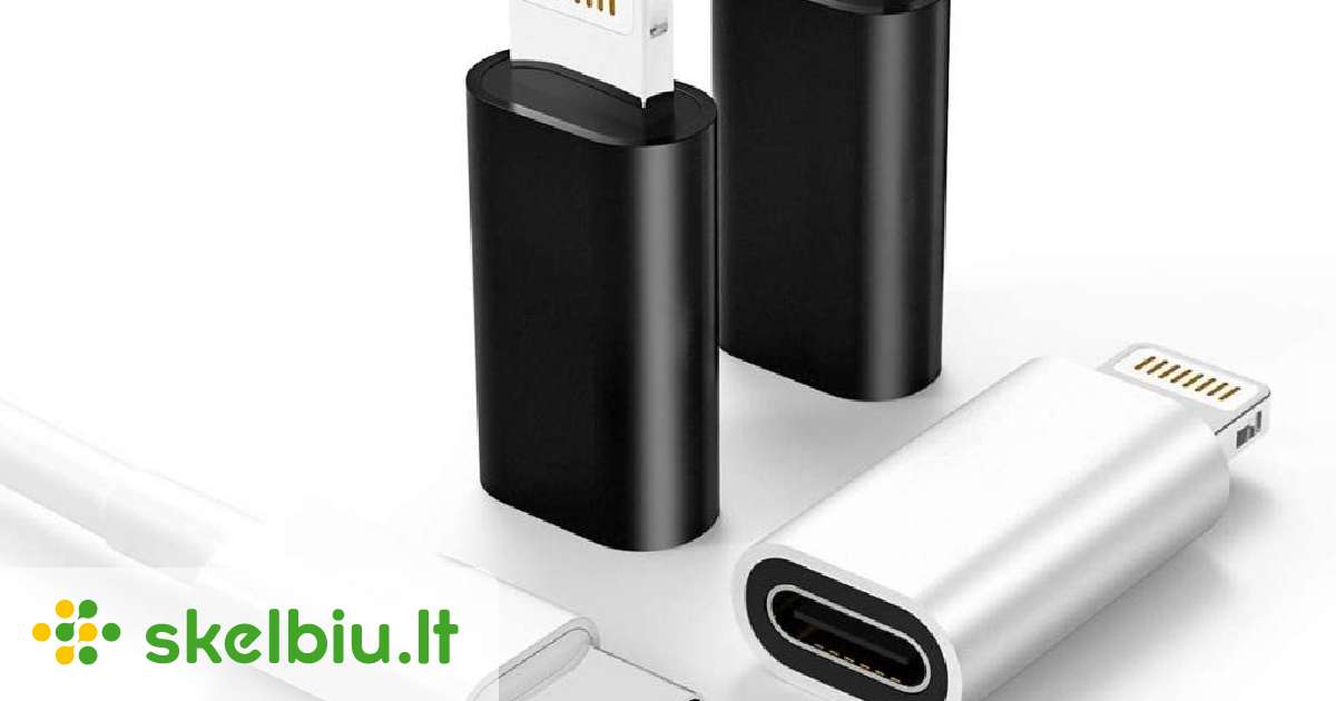 Type-c į lightning adapteris - Skelbiu.lt