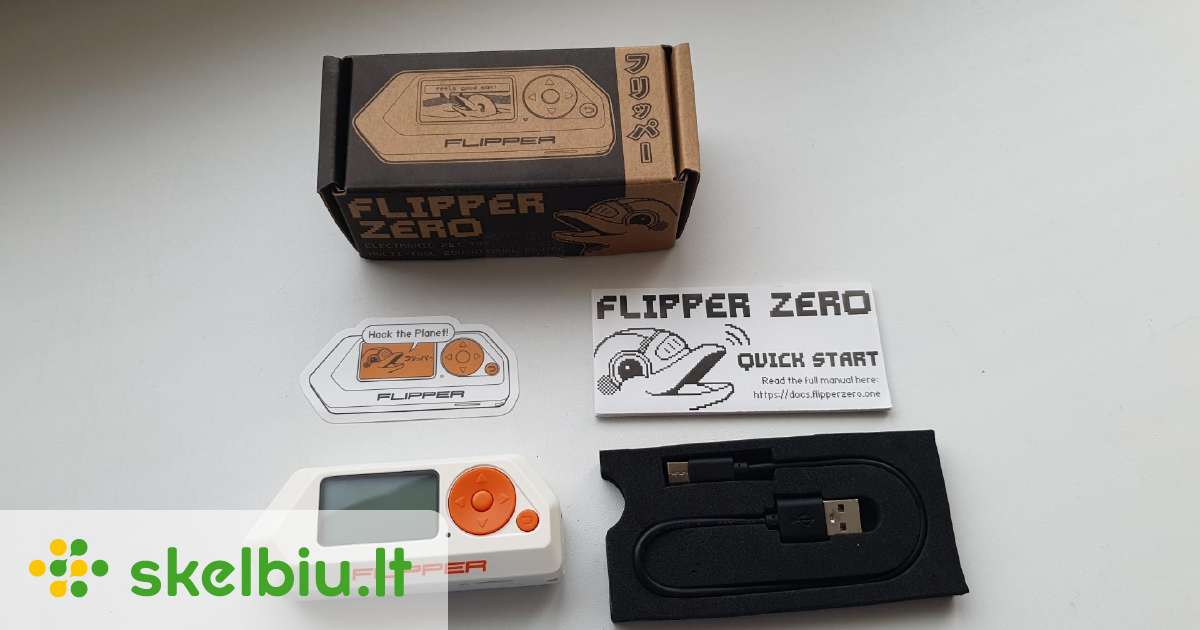 Flipper Zero - portable multi-tool - Skelbiu.lt Flipper Zero - portable multi-tool - Skelbiu.lt