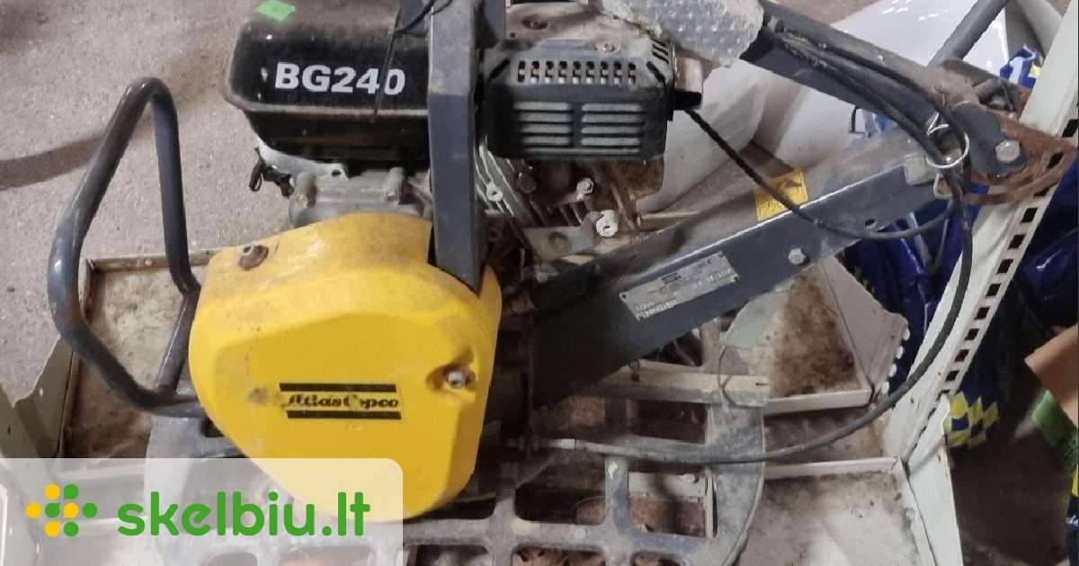 Betono glaistyklė Bg 240 H4-s-tp, Atlas Copco - Skelbiu.lt