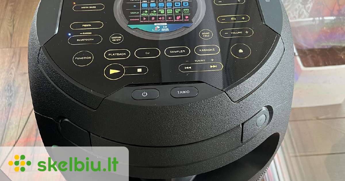 Muzikinis centras Sony Sony Mhc-v72d kaip naujas - Skelbiu.lt