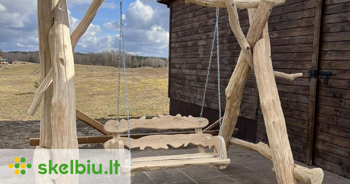 Kreivuolių supynės, ąžuolinės supynės - Skelbiu.lt