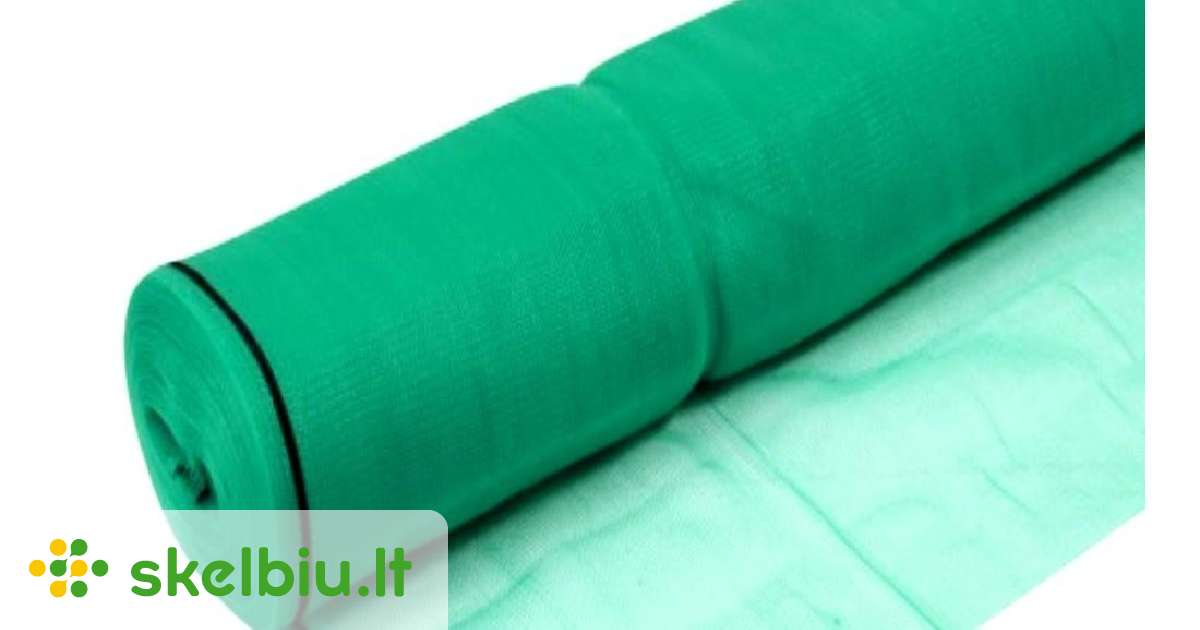 Pastolių Tinklas 3.12m x 100m žalias - Skelbiu.lt