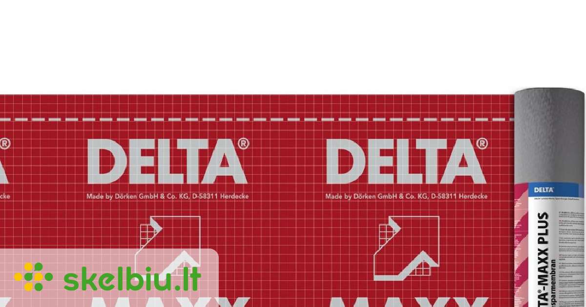 Difuzinė plėvelė su lipnia juosta - Skelbiu.lt