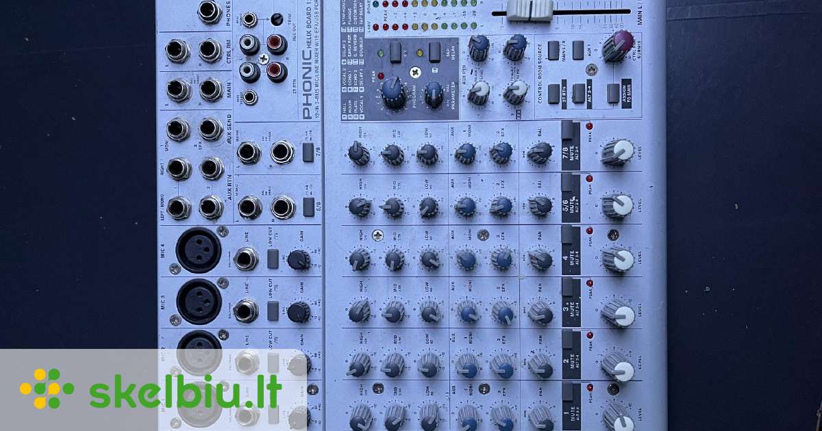 Phonic Helix board 12 mixeris/mikseris - Skelbiu.lt