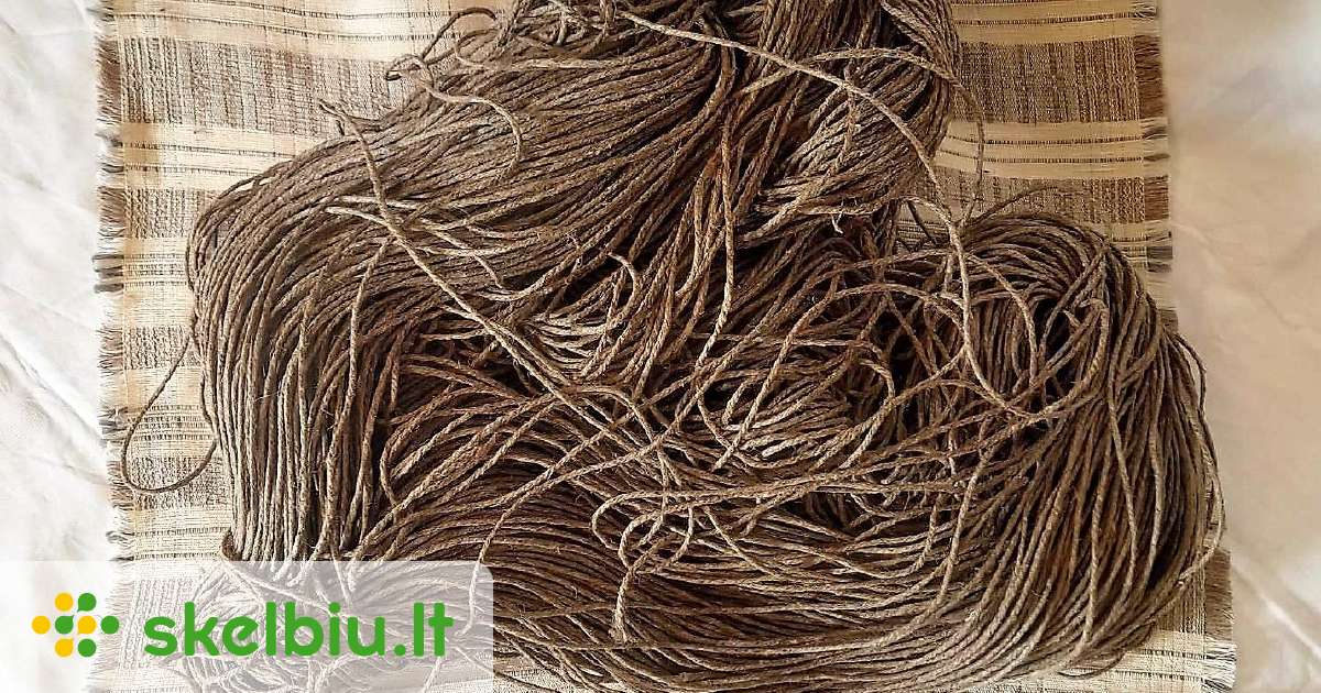 Naturali virvė makrame pinti - Skelbiu.lt