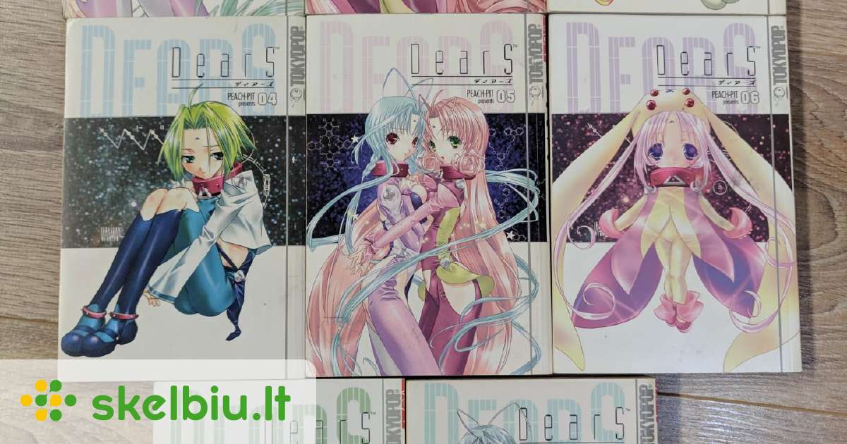 Dears Manga Vol1-8 Anime Komiksai Full Set - Skelbiu.lt