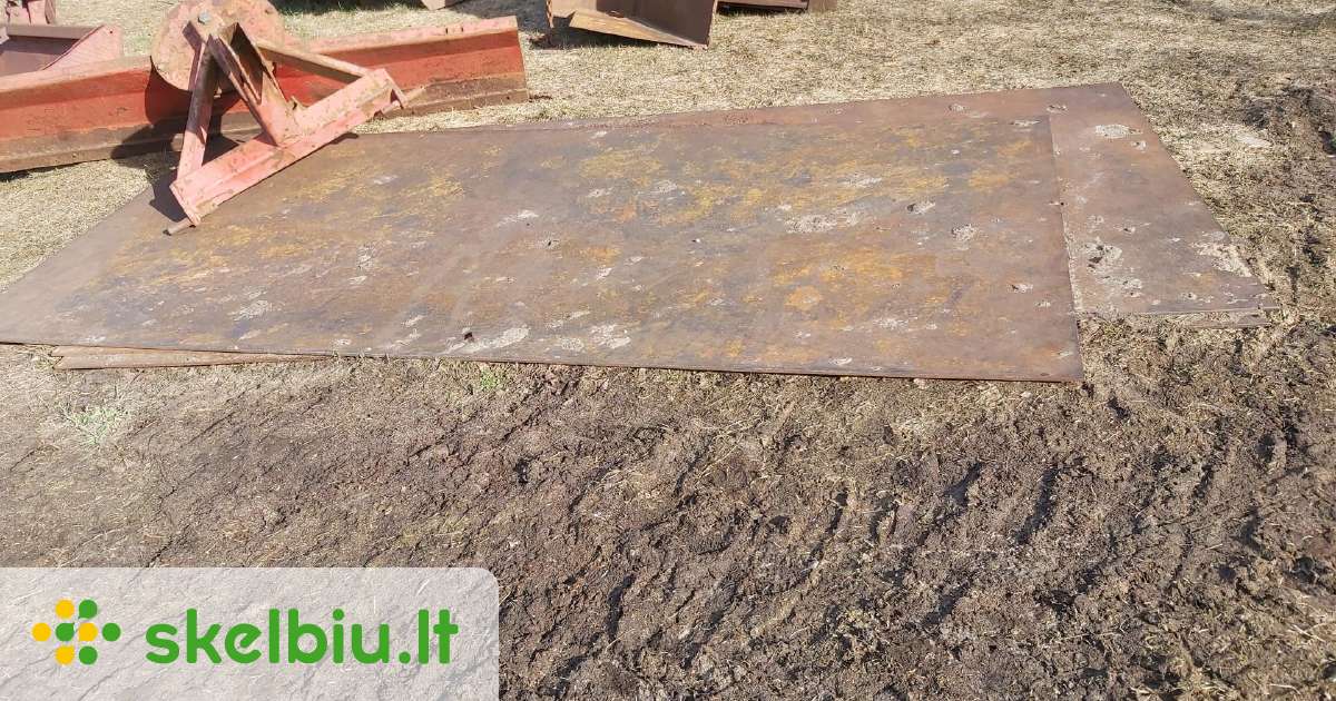 Metalas, metalo lakštai,6mm 3.10x1.49 6mm - Skelbiu.lt