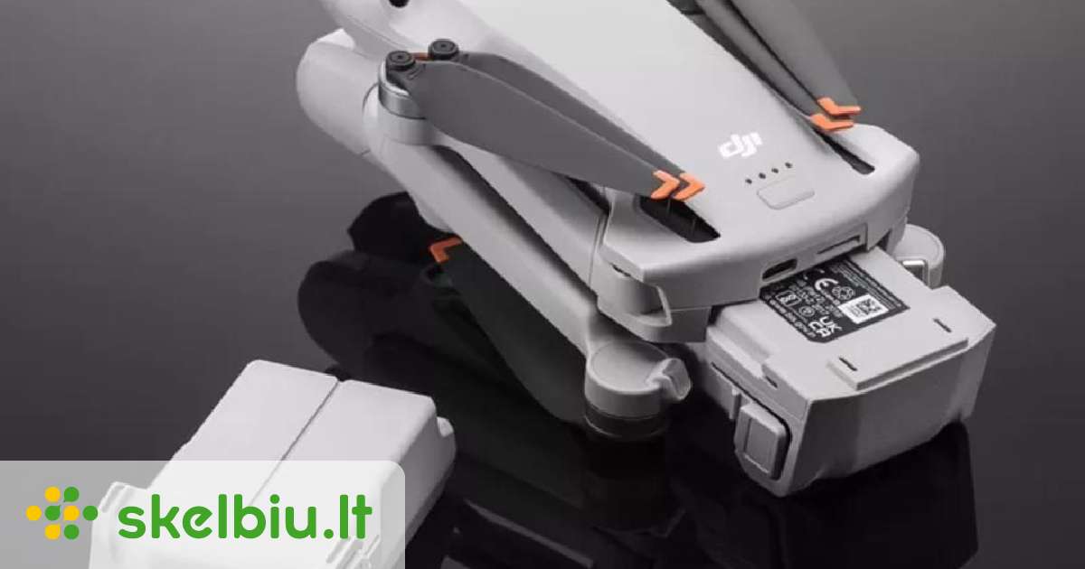 Dji mini 3/4 pro akumuliatorius plius 47min - Skelbiu.lt