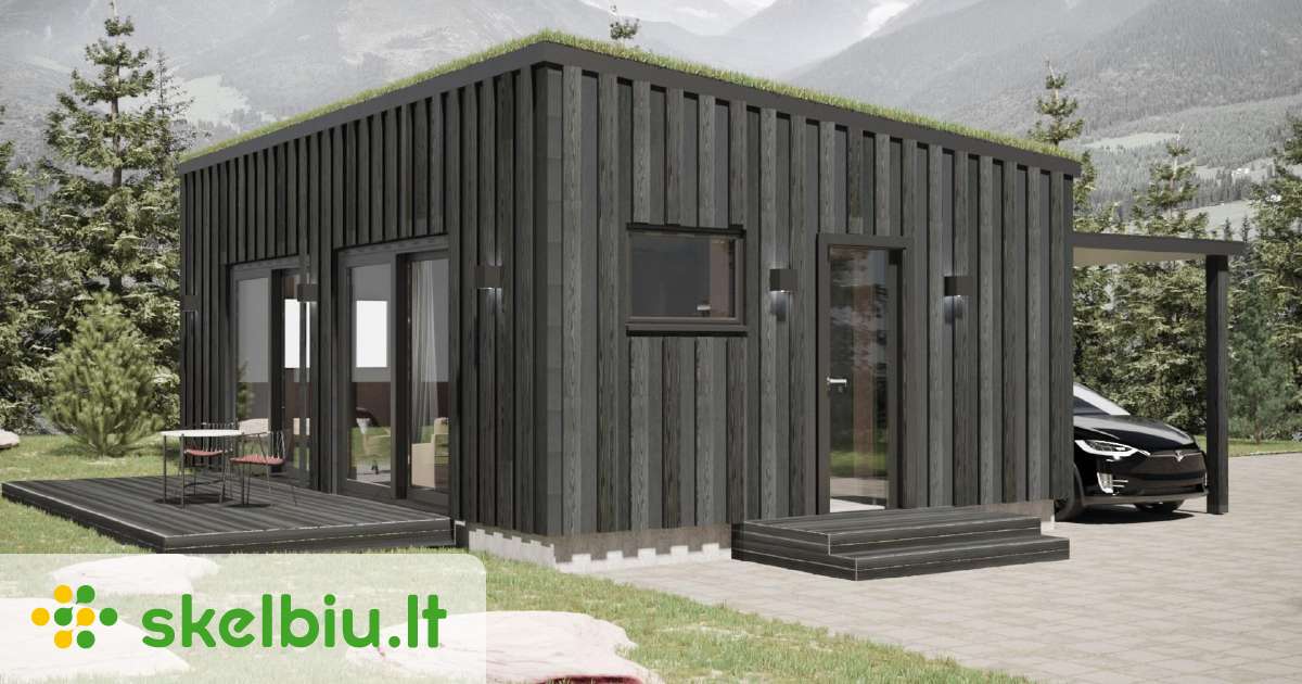 50m2 Modulinis namas(karkasinis)www.nordland.house - Skelbiu.lt