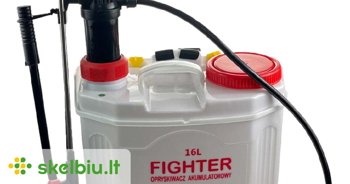 Akumuliatorinis/rankinis sodo purkštuvas Fighter - Skelbiu.lt