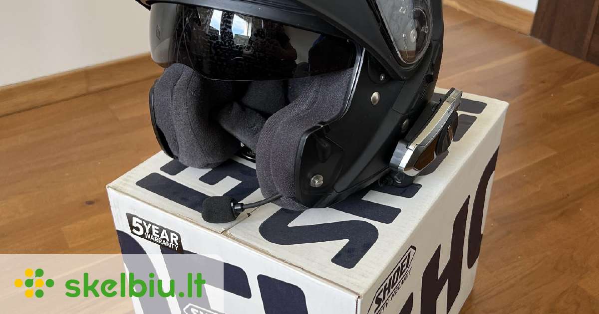 Shoei Neotec + Sena 50s komplektas - Skelbiu.lt