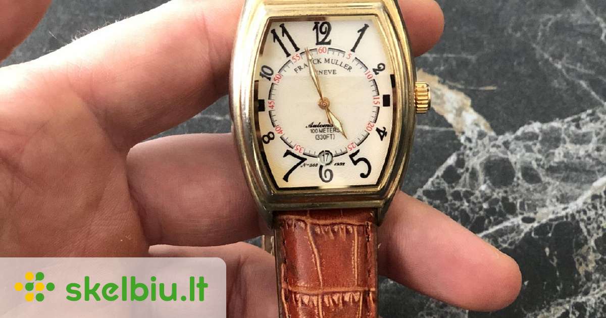 Laikrodis ant rankos Franck Muller (paauksuotas) - Skelbiu.lt