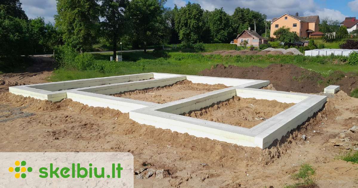 Pamatu irengimas. Sklypo paruošimas.polių gręzimas - Skelbiu.lt