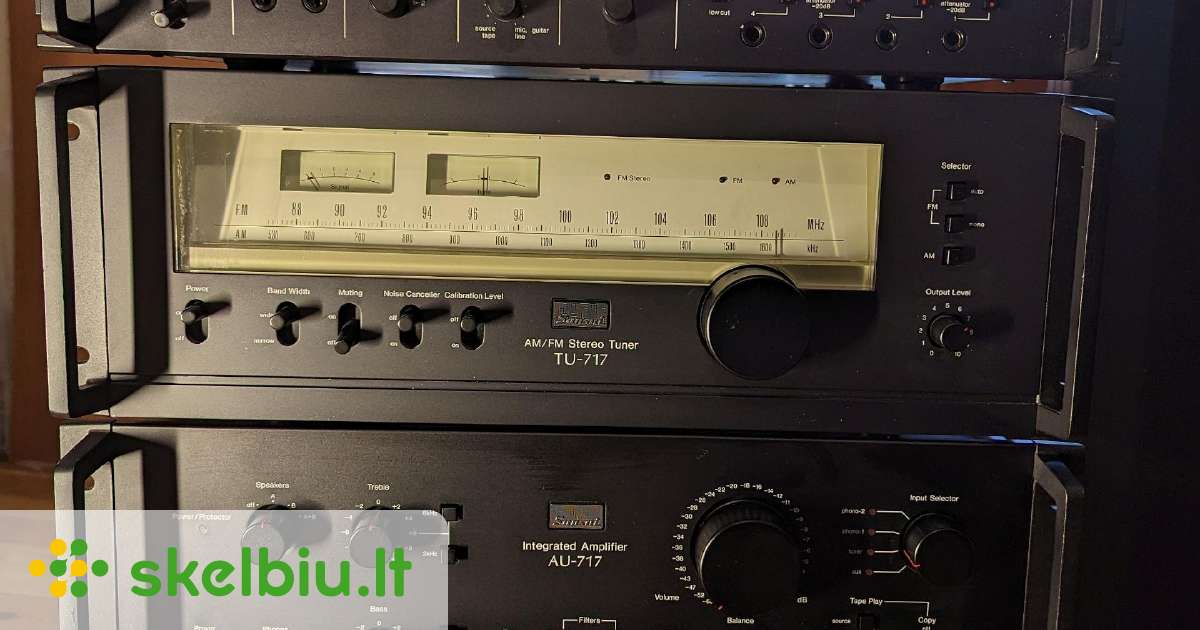 Sansui Au-717 Tu-717 ir Ax-7 komplektas - Skelbiu.lt