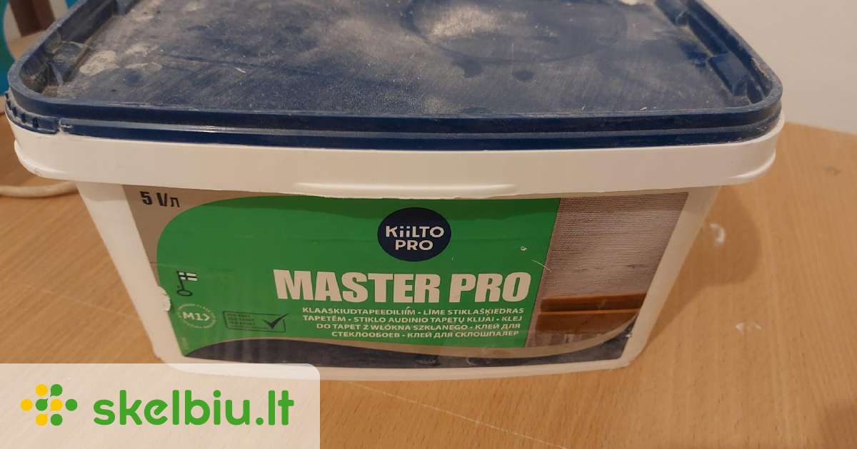 Stiklo tapetų klijai Master Pro Kilto - Skelbiu.lt