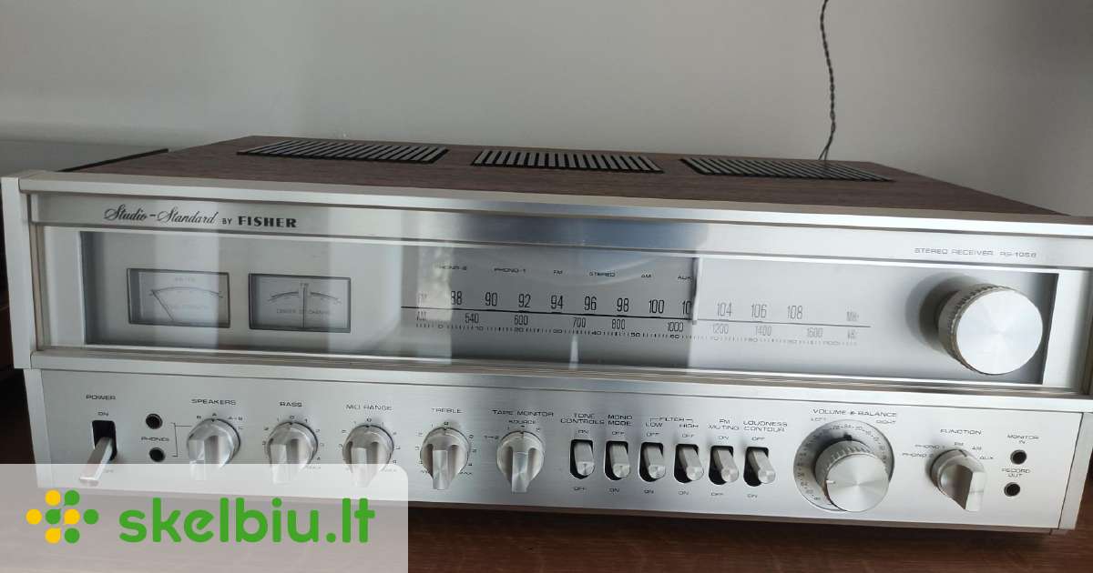 Stiprintuvas resyveris Fisher Rs-1058 - Skelbiu.lt