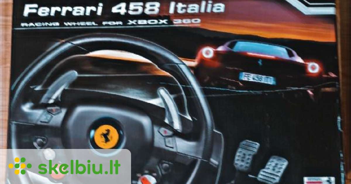 Ferrari 458 Italia Žaidimų vairas - Skelbiu.lt