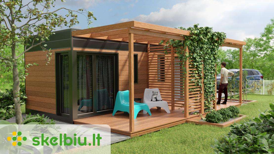 Mobilus namas su baldais /konteineris/tiny house - Skelbiu.lt