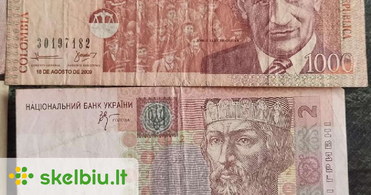 Banknotai - Skelbiu.lt