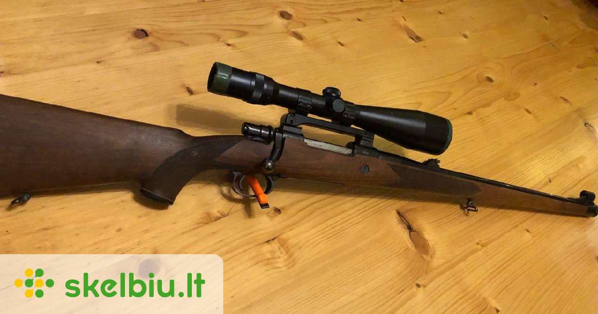 Graižtvinis ginklas Luger su optika ketner 3-12x56 - Skelbiu.lt