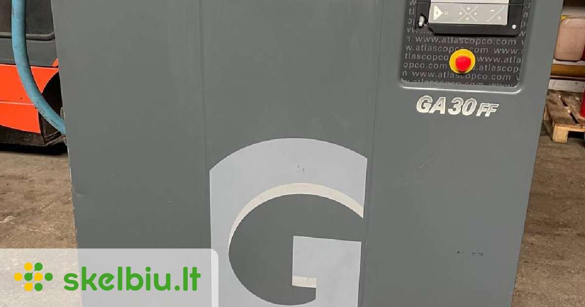 Naudotas oro kompresorius Atlas Copco Ga 30+ Ff - Skelbiu.lt
