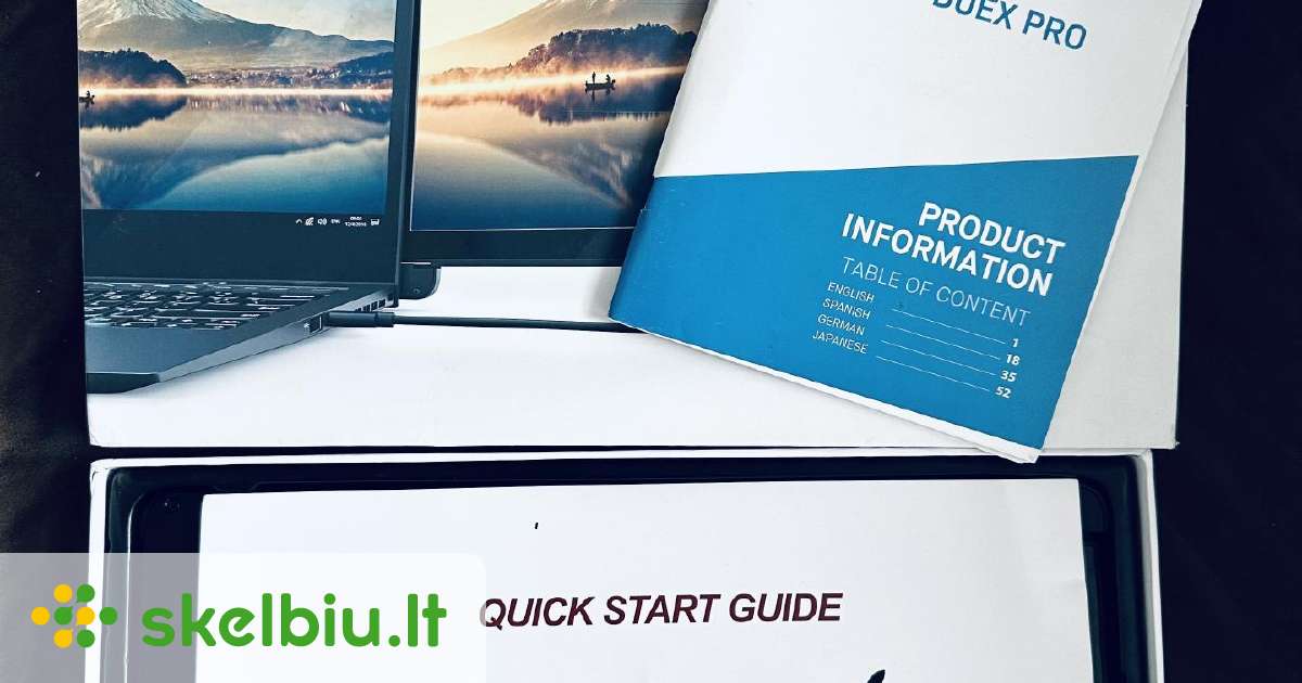 Mobile Pixels Duex Pro nešiojamasis monitorius - Skelbiu.lt