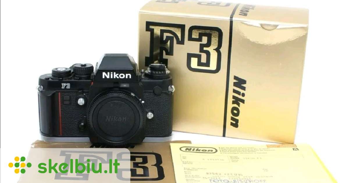 Nikon F3 camera - Skelbiu.lt